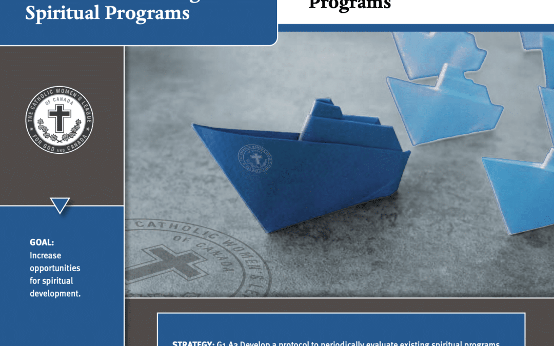 Guide to Evaluating Spiritual Programs - The Catholic Women's League of ...