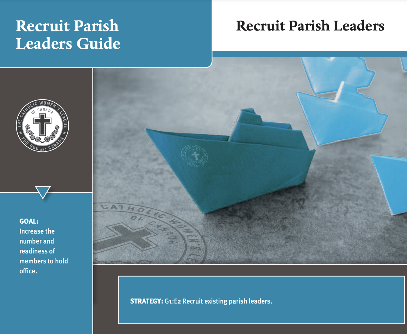 Recruit Parish Leaders Guide - The Catholic Women's League of Canada